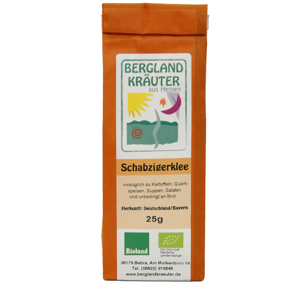 Bioland Schabzigerklee "Gewürz" Bergland Kräuter 25g | Naturhof Schwab